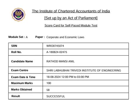Cleared Spom Set A Corporate And Other Laws Mansi Rathod