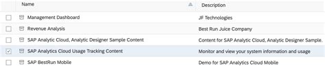 Monitoring And Usage Analysis In Sap Analytics Clo Sap Community