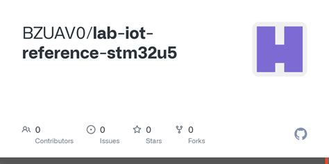 GitHub BZUAV0 Lab Iot Reference Stm32u5