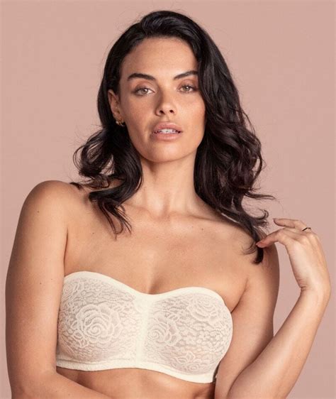 Wacoal Halo Lace Strapless Bra Ivory Big Girls Dont Cry Anymore