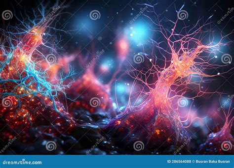 Nerve Fibers Brain Stock Illustration Illustration Of Nucleus 286564088