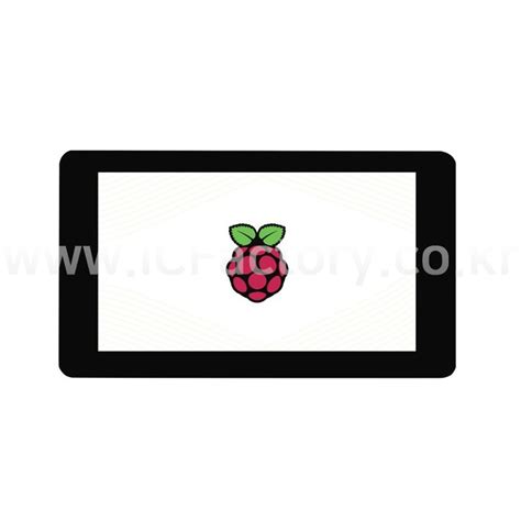 라즈베리파이 7인치 정전식 터치 디스플레이 모듈 아이씨팩토리