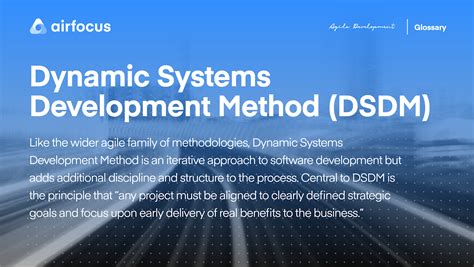 What Is Dynamic Systems Development Method Dsdm