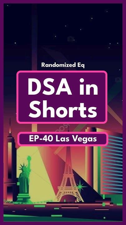 dsa in shorts ep 40 las vegas algorithms randomized algorithms youtube