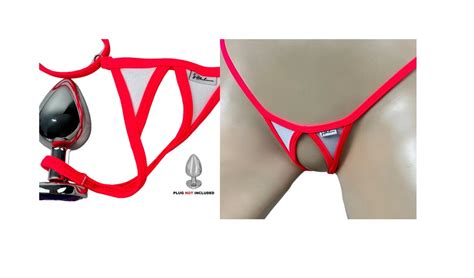 Shbikini PLUG String Extreme String Thong Panties Uncensored Plug In String Etsy