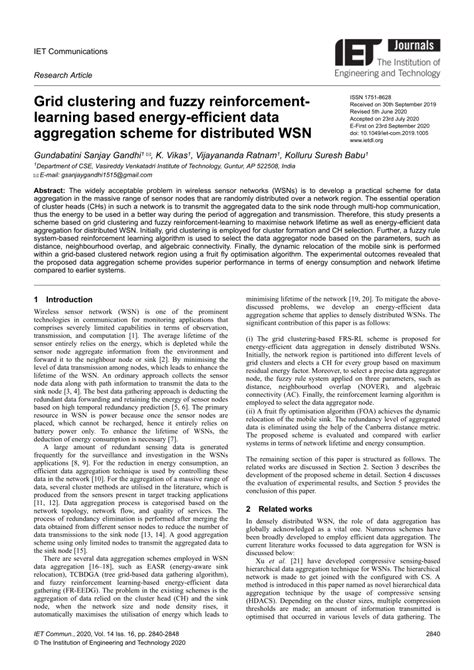 Grid Clustering And Fuzzy Reinforcement Learning Based Energy Efficient Data Aggregation Scheme