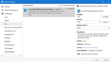 Uipath Go Convert String To String Cases Marketplace Uipath