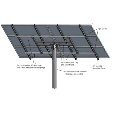 Solar Panel Mounting Structure At Best Price In Nagpur By Skylight Buildcon India Id