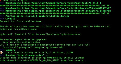 mac安装nginx 小常在 博客园