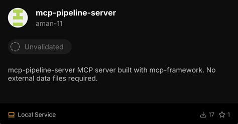 mcp pipeline server mcp servers · lobehub