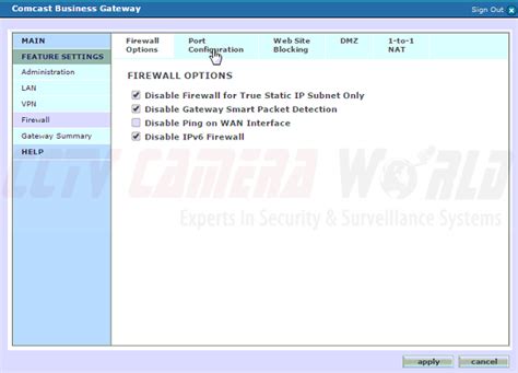 Comcast Router Port Forwarding
