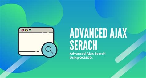 opencart advanced ajax search