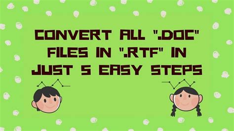 Best Software To Convert Doc File To Rtf File In Just 5 Easy Steps