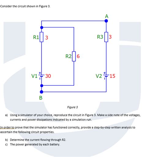 Solved Consider The Circuit Shown In Figure 3 Figure 3a Chegg Com