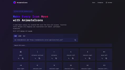 Animateicons Modern Animated React Icon Library