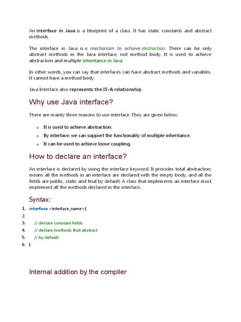 interface pdf