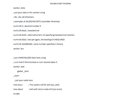 The Exercise Is To Write An Assembly Program To Chegg