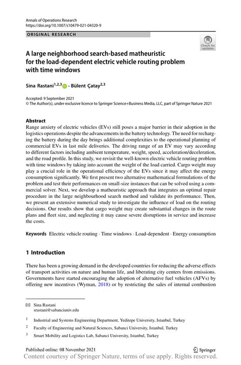 A Large Neighborhood Search Based Matheuristic For The Load Dependent Electric Vehicle Routing