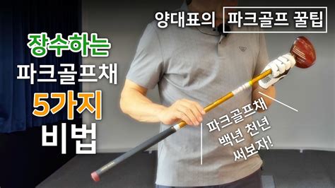 오래가는 파크골프채 관리방법 파크골프클럽 유지 꿀팁 5가지 Youtube