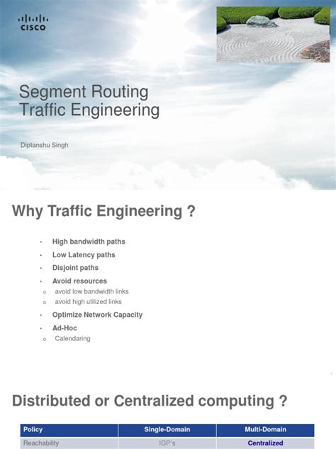 Segment Routing Traffic Engineering Pdf Routing Computer Architecture