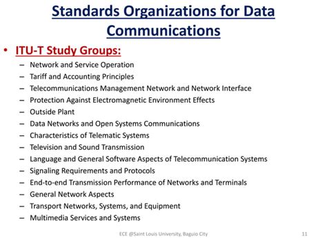 Datacom Module 2 Data Communication Architecture Protocols And Standards Pptx
