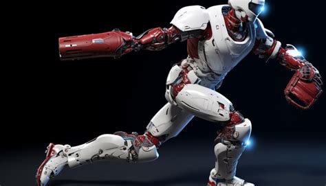 Premium Ai Image Illustrate A Robotic Baseball Player With Advanced Technology Showcasing