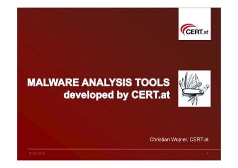 Malware Analysis Tools Sans Computer Forensics