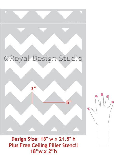 Chevron Wall Stencil Chevron Wall Stencil Wall Stencils Diy Chevron