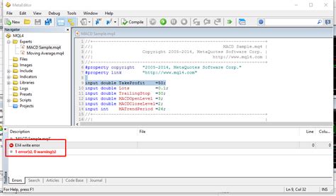 Metaeditor Can Not Produce Ex4 After Windows 10 Update Harami