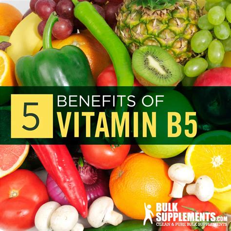 Vitamin B5 Deficiency Symptoms Vitamin B Complex Benefits