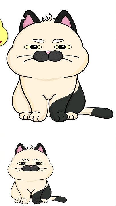 How To Draw Cute Machiavelli Cat Easy Lluca Movie L كيف ارسم القط