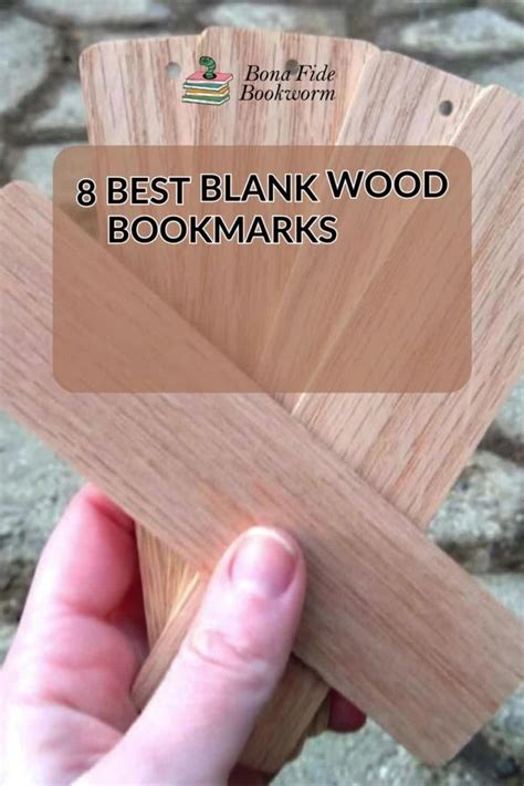 8 best blank wood bookmarks for creating your own designs [video