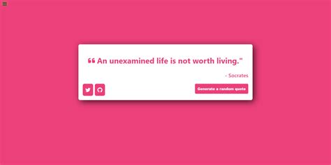 GitHub Svigild QuotesGenerator App That Shows Different Quotes And Their Authors This Is My