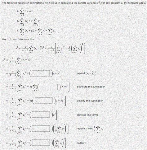 solved the following results on summations will help us in