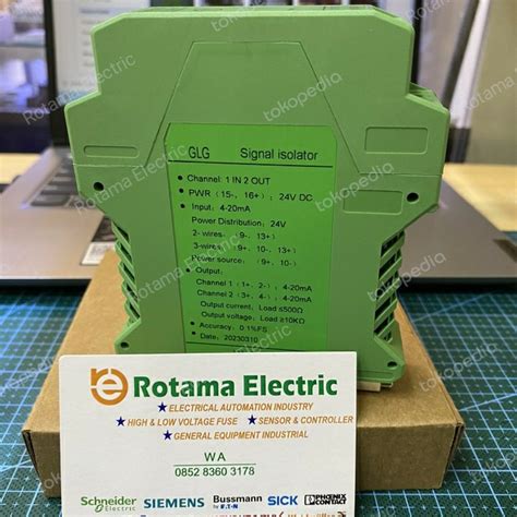 Jual Dc Signal Isolator In 4 20ma 2output Out1 4 20ma Out2 4 20ma