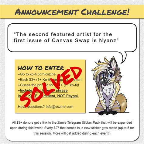 Canvas Swap 2nd Challenge Solved — Weasyl