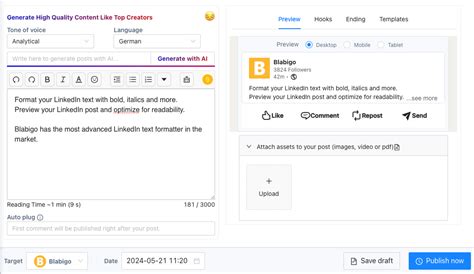 how to bold text in linkedin post blabigo