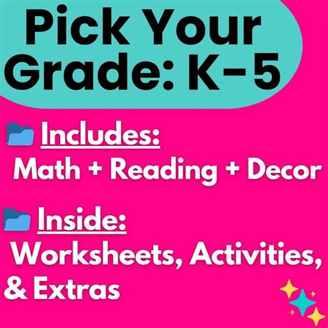 Artist Math And Reading Classroom Transformation Bundle