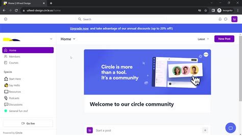 circle creating a course flow on web page flows