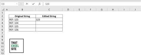 Excel Remove Characters From The Left Or Right Of A String