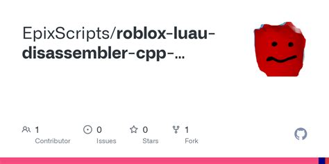 Github Epixscriptsroblox Luau Disassembler Cpp Websocket
