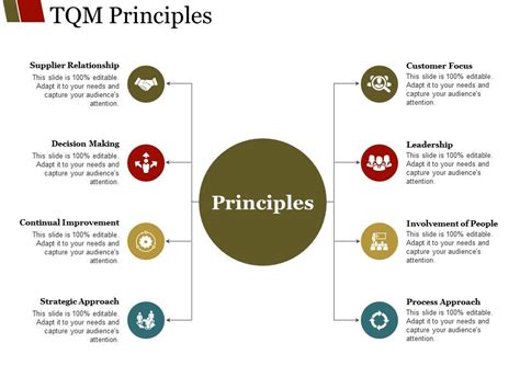 Tqm Principles Ppt PowerPoint Presentation Ideas Graphics Template