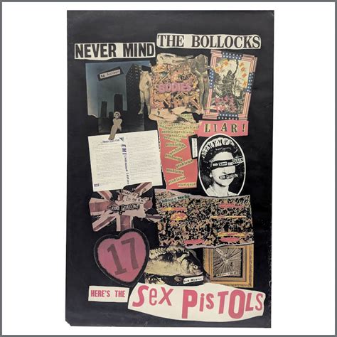 B Sex Pistols Never Mind The Bollocks Heres The Sex Pistols Promotional Poster Tracks