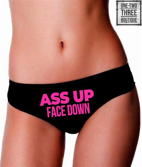 Ass Up Face Down Panties Etsy