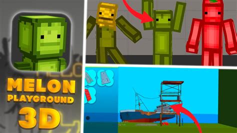 New Melon Playground 3d Is Out New 3d Melon Sandbox Youtube