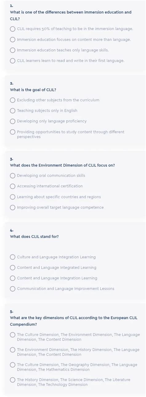 1 What Is One Of The Differences Between Immersion Education And Clil