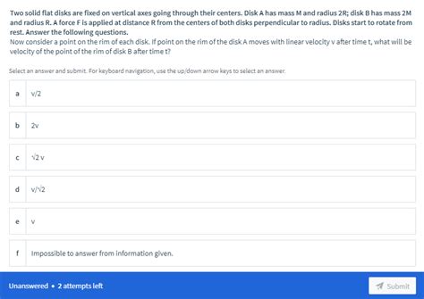 Solved Two Solid Flat Disks Are Fixed On Vertical Axes Going