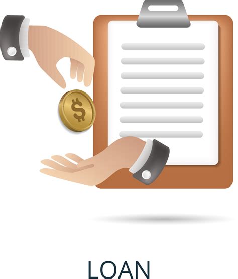 Loan Icon 3d Illustration From Banking Collection Creative Loan 3d Icon For Web Design