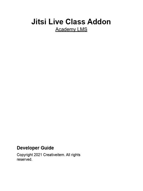 Developer Documentation Pdf