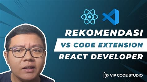 Install Extension Ini Ngoding React Makin Sat Set Youtube